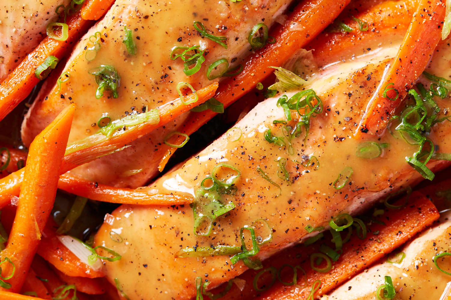 honey-mustard-salmon-with-caramelized-carrots-the-kitchn